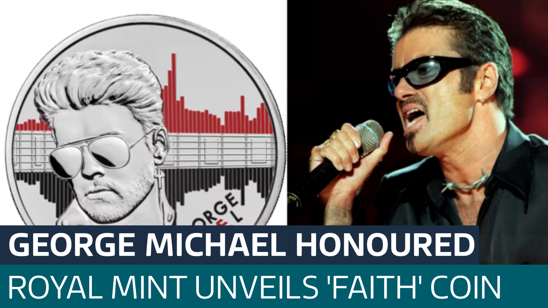 George Michael takes centre stage on Royal Mint’s new collectable coin ...