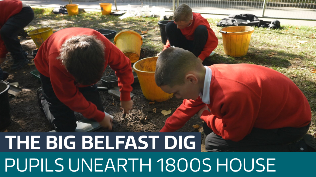 Belfast students help to uncover local history - Latest From ITV News