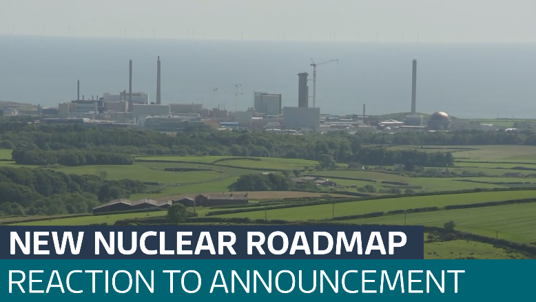 Government announces its new nuclear roadmap - Latest From ITV News