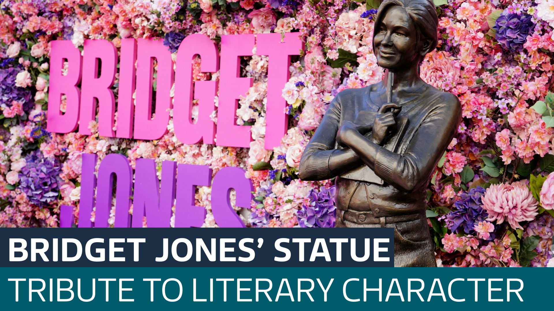 Renée Zellweger unveils statue of Bridget Jones in Leicester Square ...