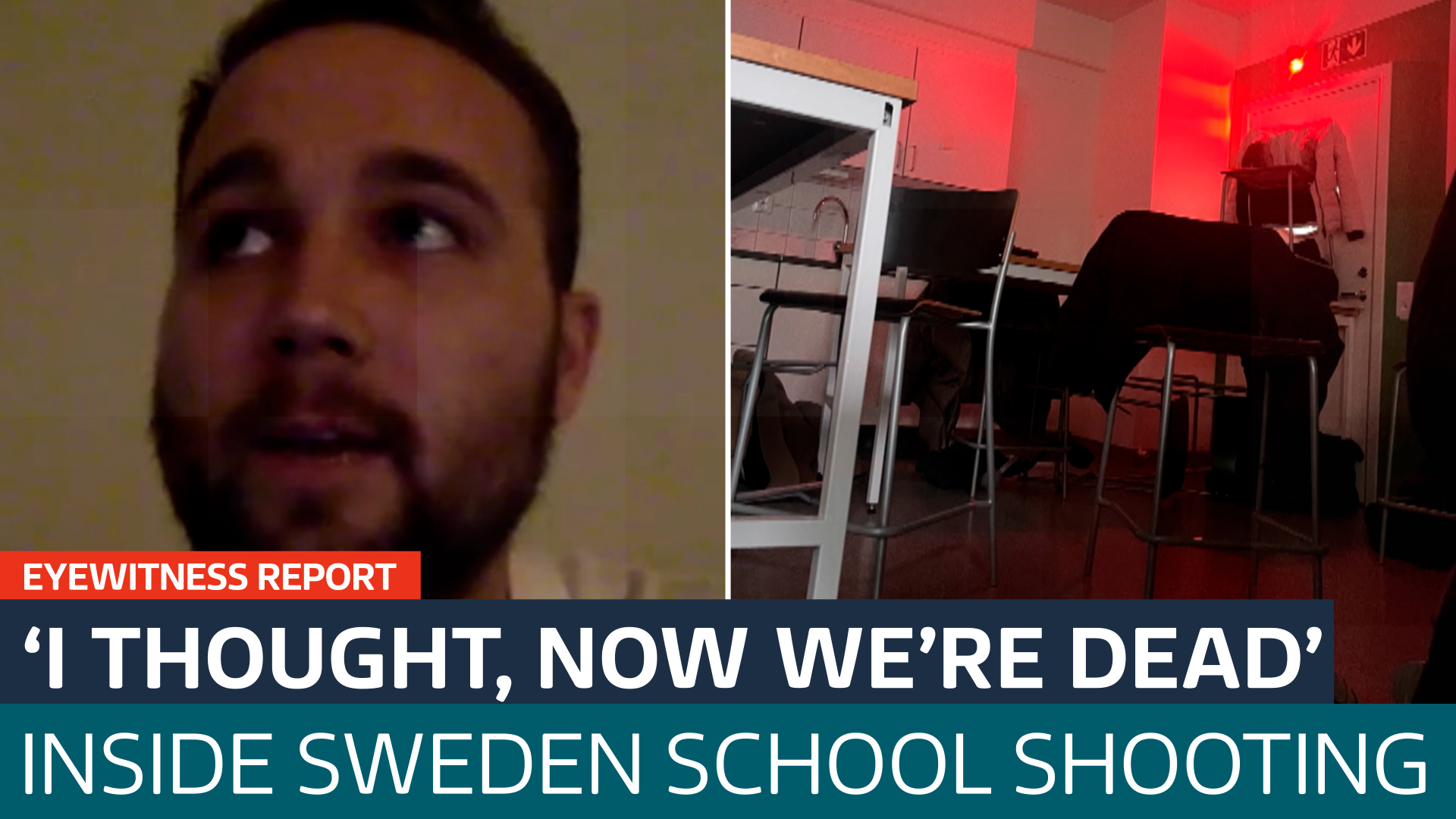 Student describes horror inside classroom as Sweden school shooting ...