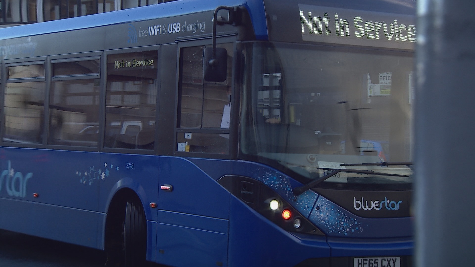 Boy, 16, arrested after teenager 'punched in the face' on Bluestar bus ...
