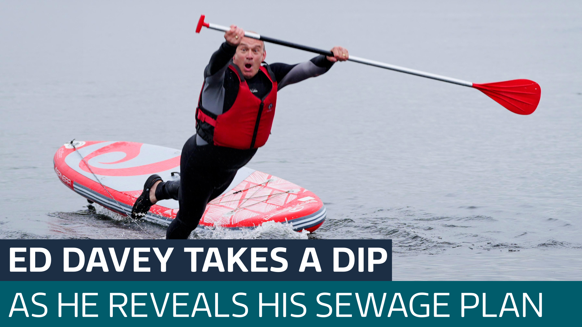 Sir Ed Davey takes the plunge as he reveals Lib Dem plan to tackle ...