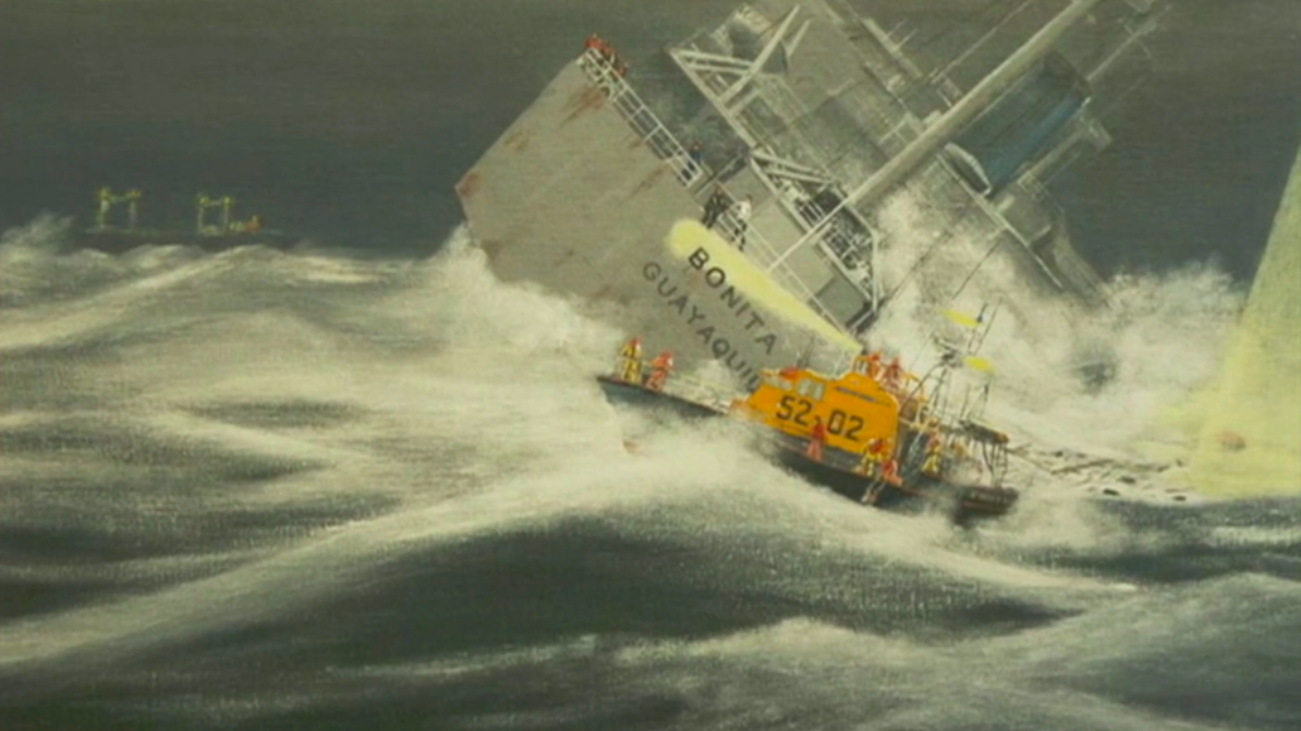 Extraordinary rescue of cargo ship crew remembered in Guernsey 40 years ...