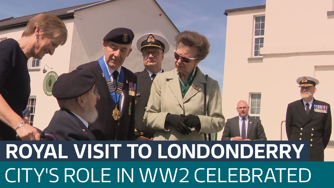 Princess Anne pays special visit to Londonderry - Latest From ITV News
