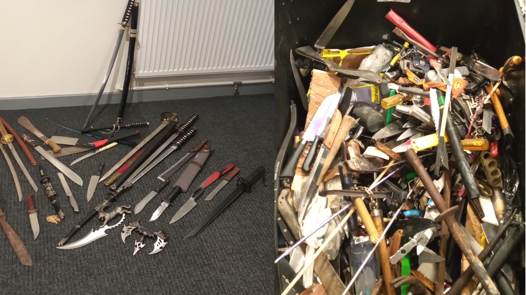 Hundreds of knives seized across East Yorkshire in Humberside Police ...
