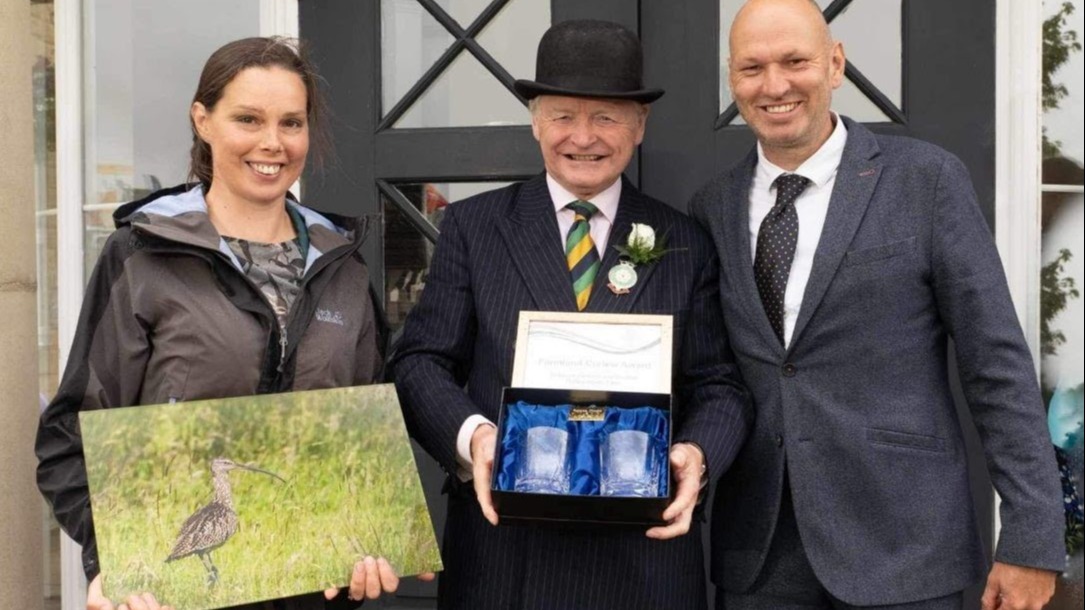 Cumbrian farmers receive award for work with RSPB to support endangered ...