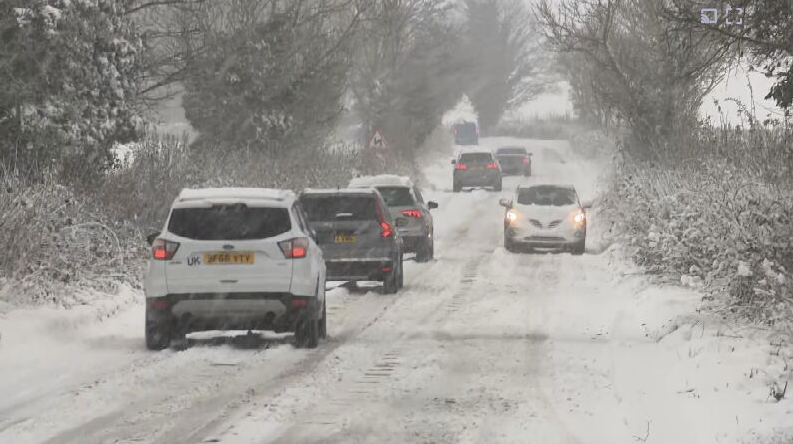 Storm Bert: Travel disruption as heavy snow hits North East and North ...