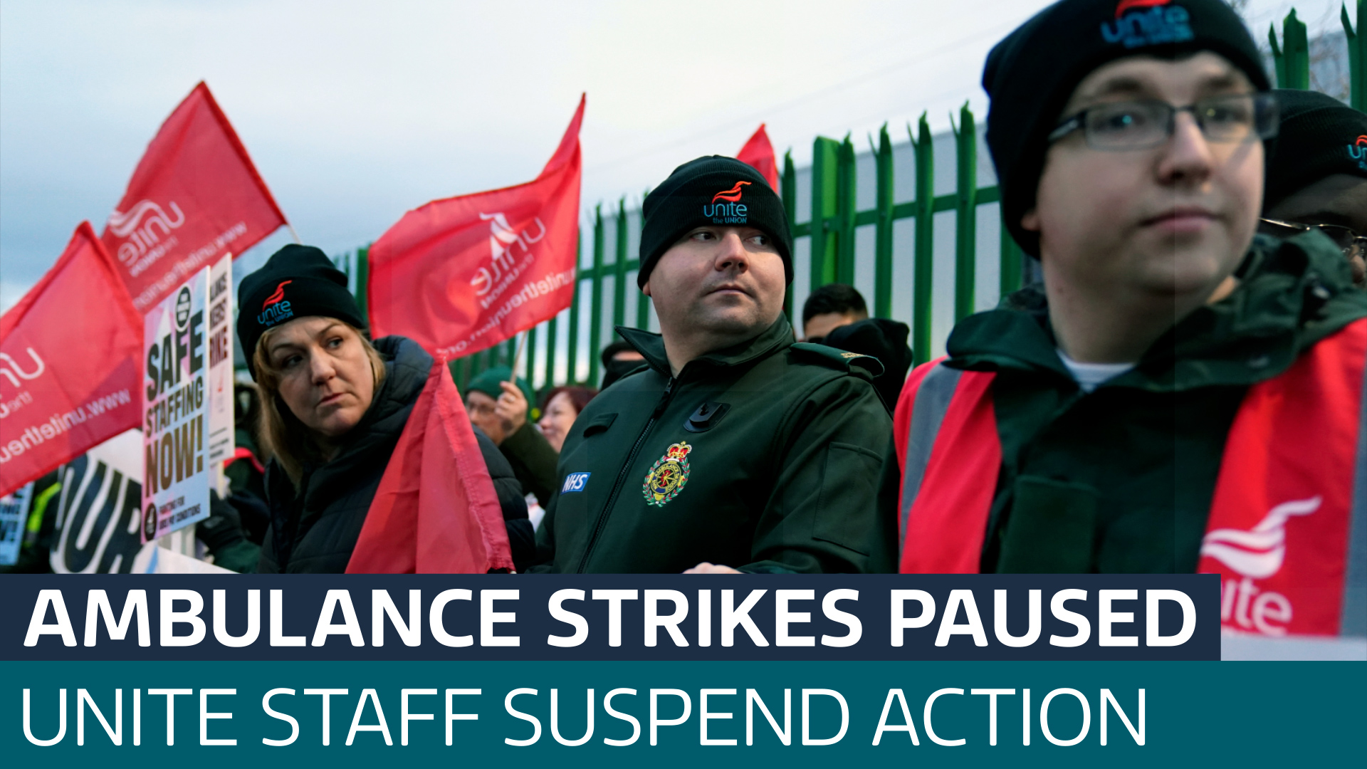 Ambulance worker strikes in England called off by Unite union to enter ...