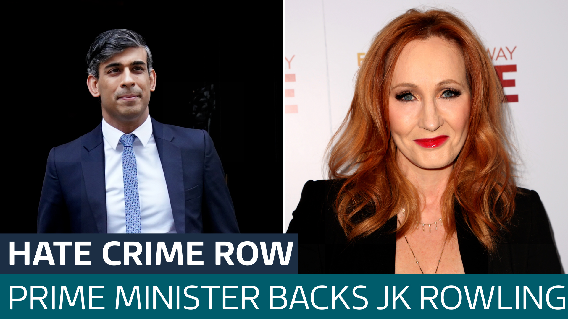 Prime Minister backs author JK Rowling over new Scottish hate crime law ...