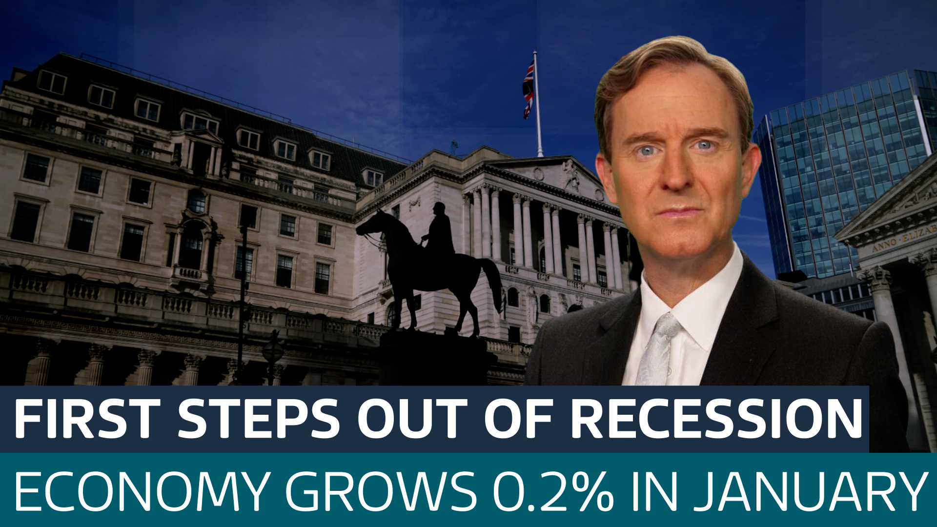 UK takes first steps out of recession as economy grows slightly ...