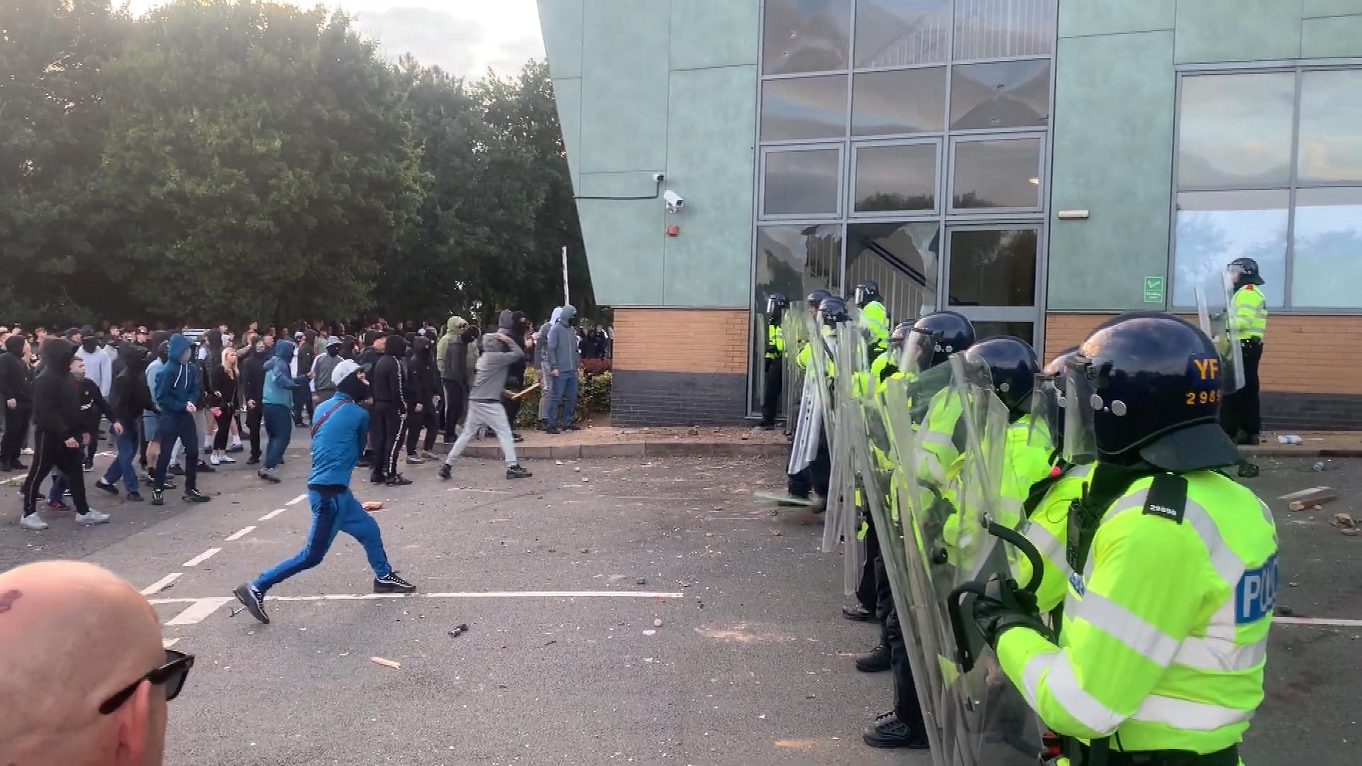 After the riots: What caused the Tamworth hotel attack? | ITV News