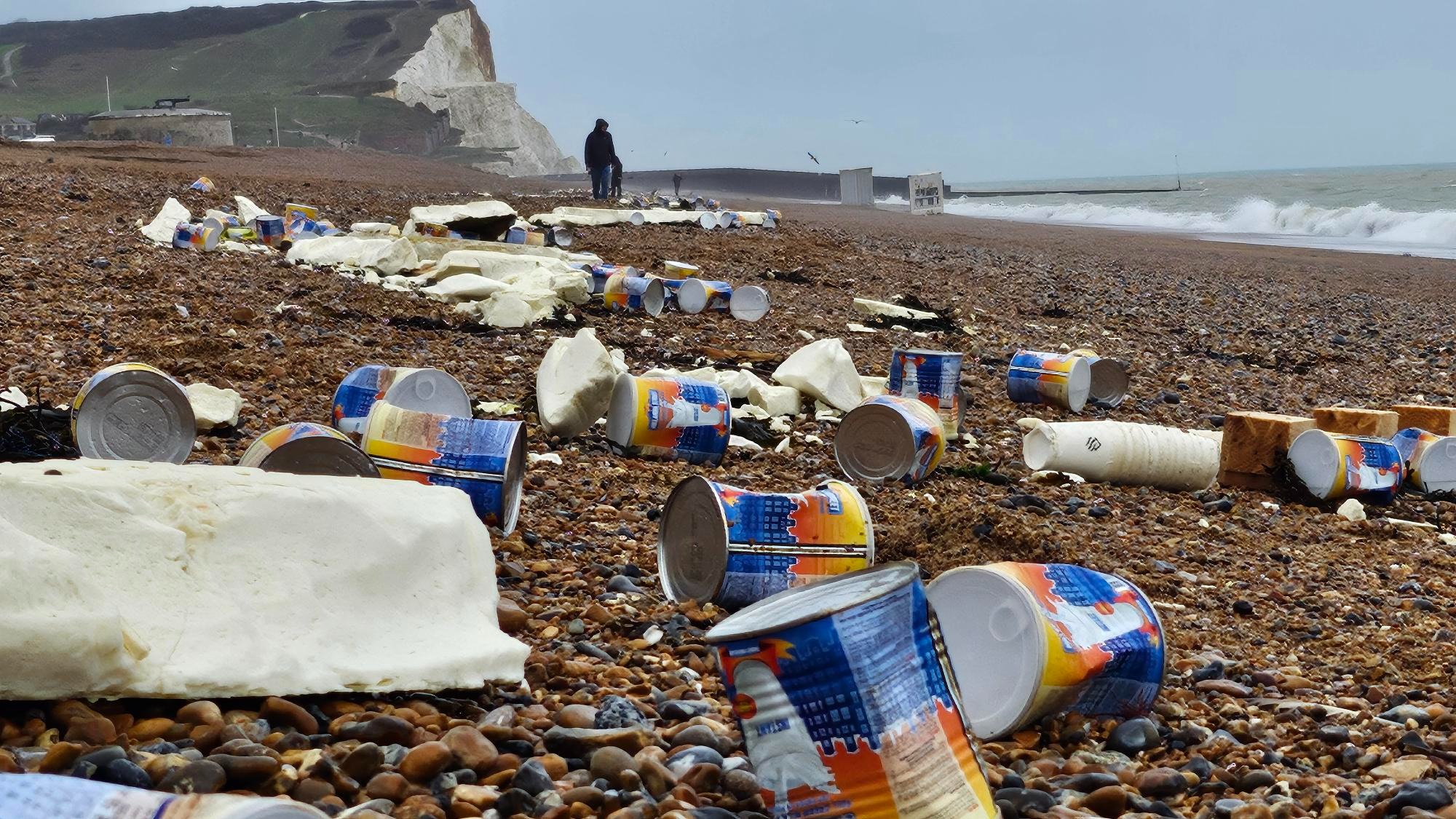 Milk powder, onions, foam: debris from containers continues to wash-up ...