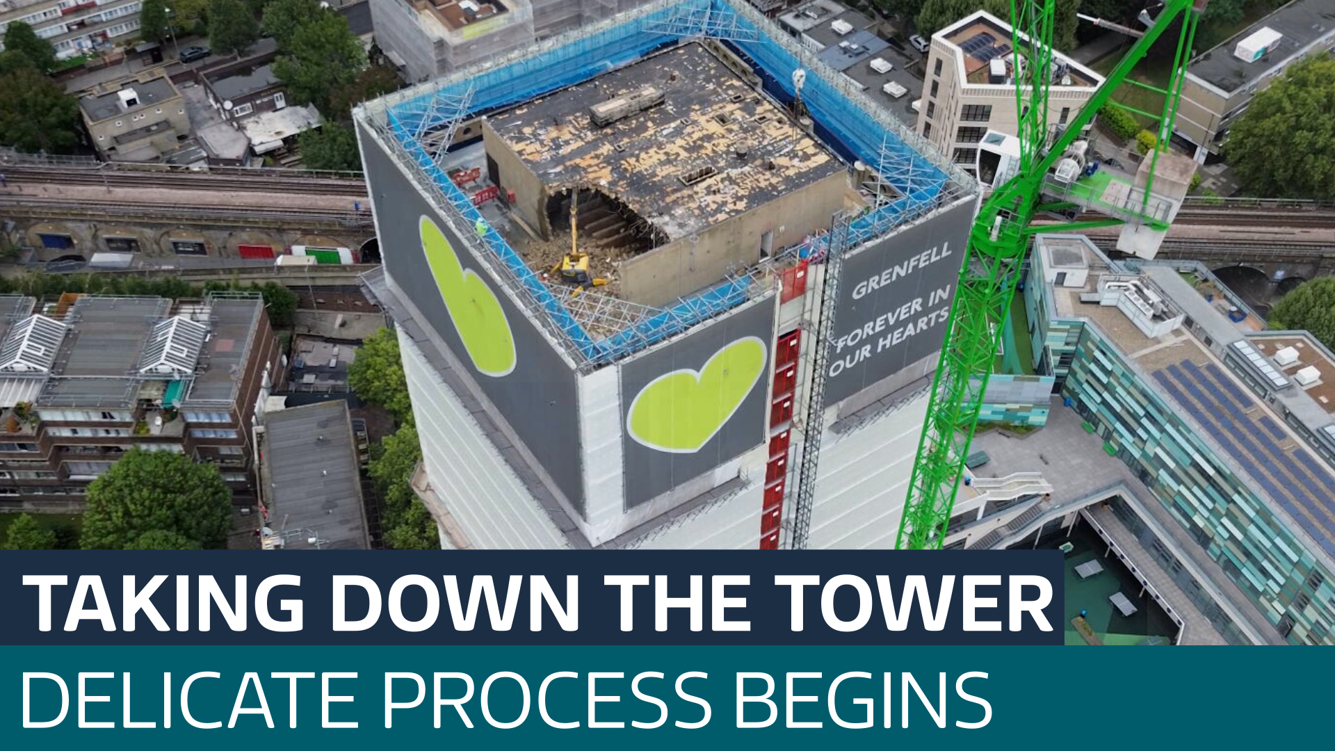 Delicate and controversial process of taking down Grenfell Tower begins ...