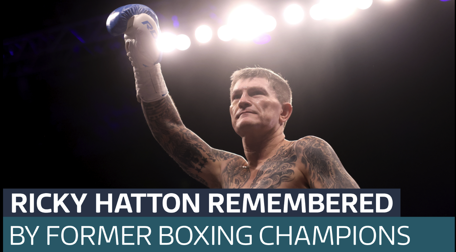 Ricky Hatton remembered by former boxing champions - Latest From ITV News