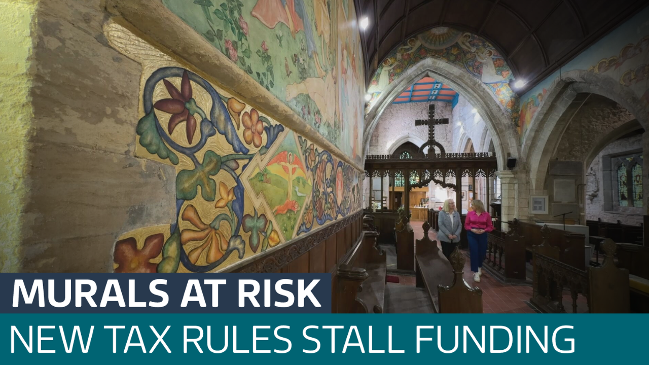 New tax rules threaten efforts to save Retford church murals - Latest ...