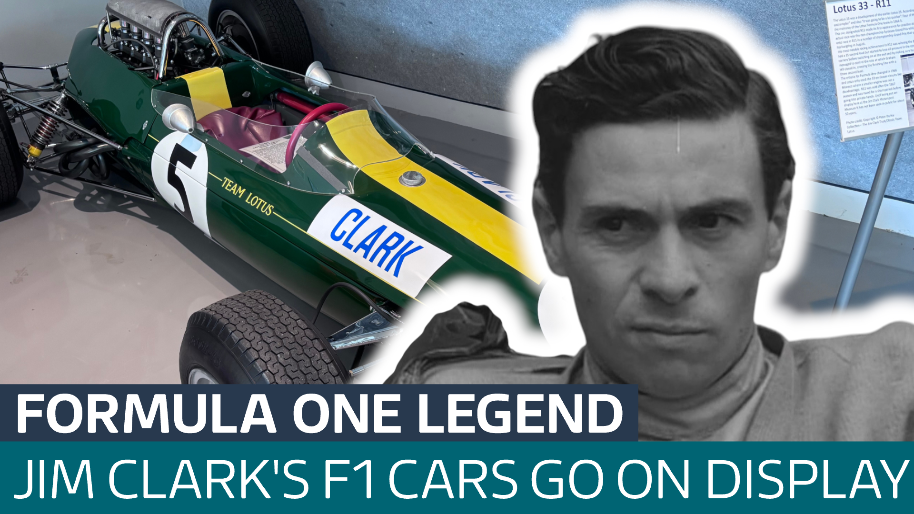 1960s Formula One cars driven by Jim Clark go on display for the first ...