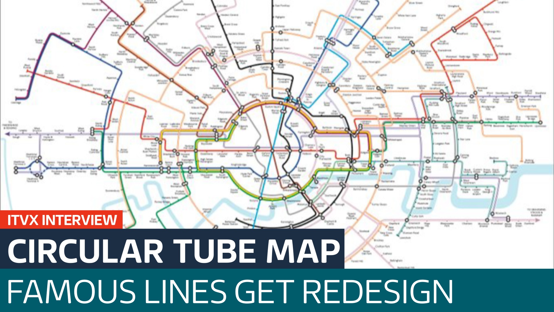 London's famous Tube map gets an eye-catching circular redesign ...