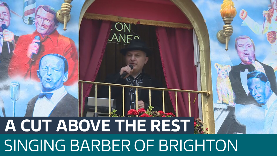 Brighton's 'singing barber' using his second talent to raise funds for ...