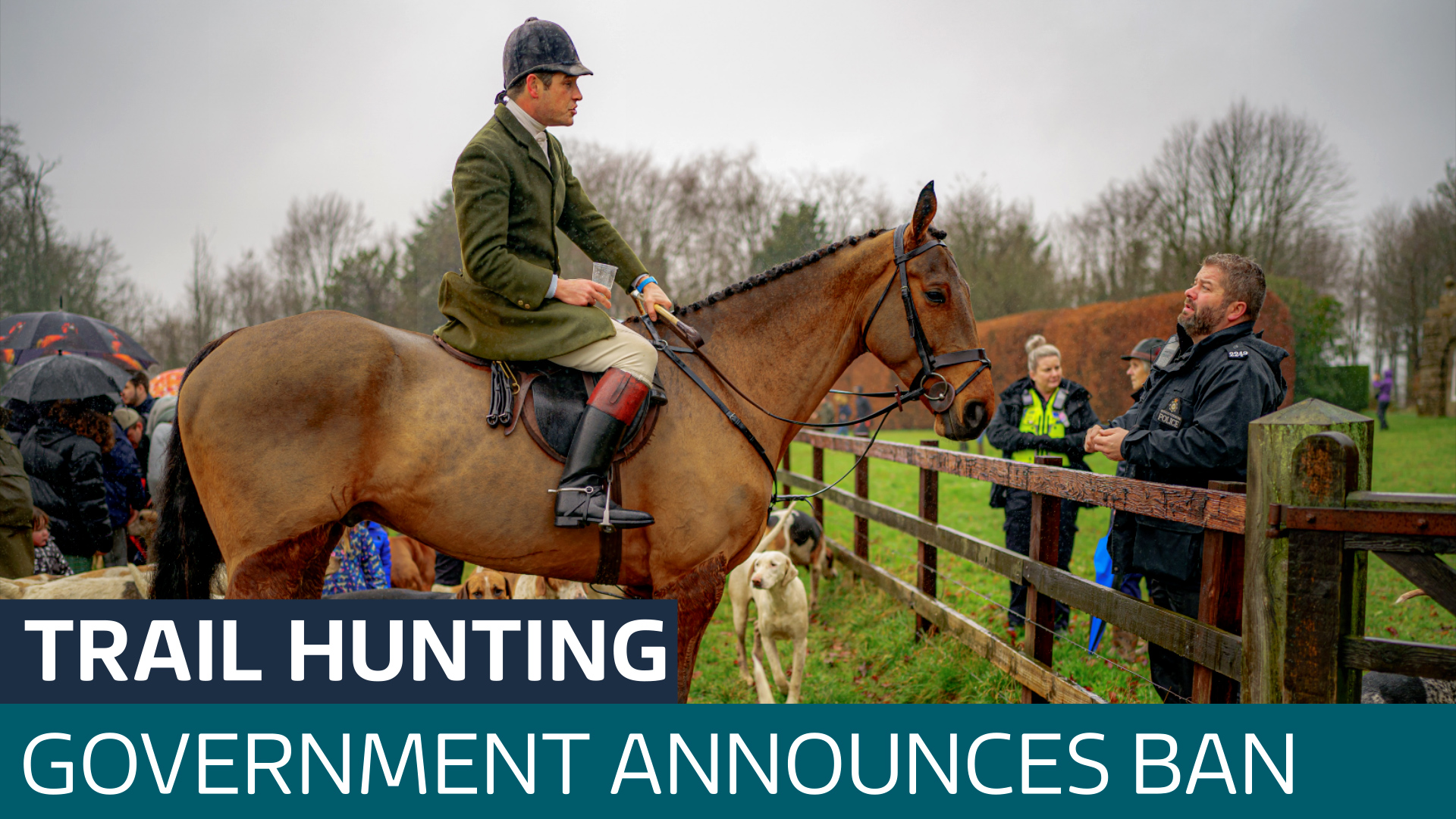 Trail hunting to be banned in England and Wales - Latest From ITV News