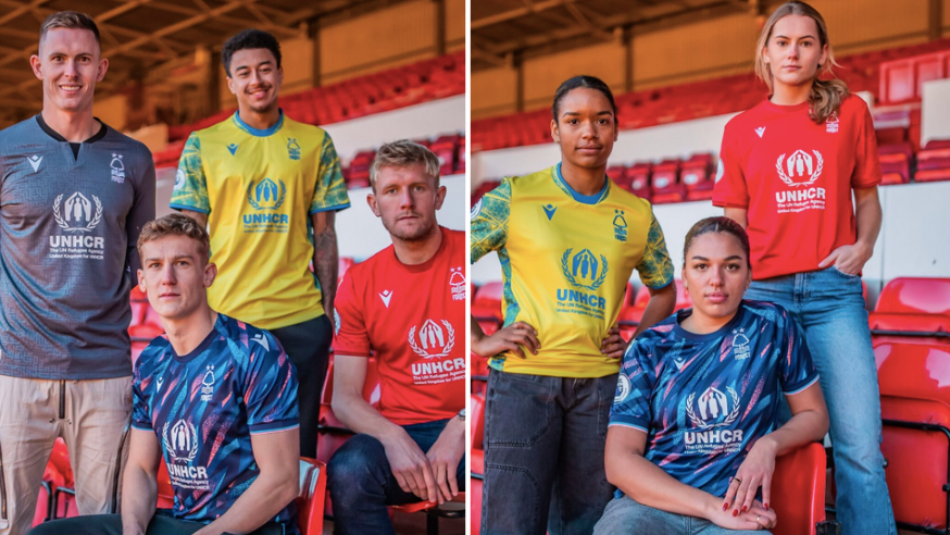 Nottingham Forest teams up with UN Refugee Agency to sport UK for UNHCR ...