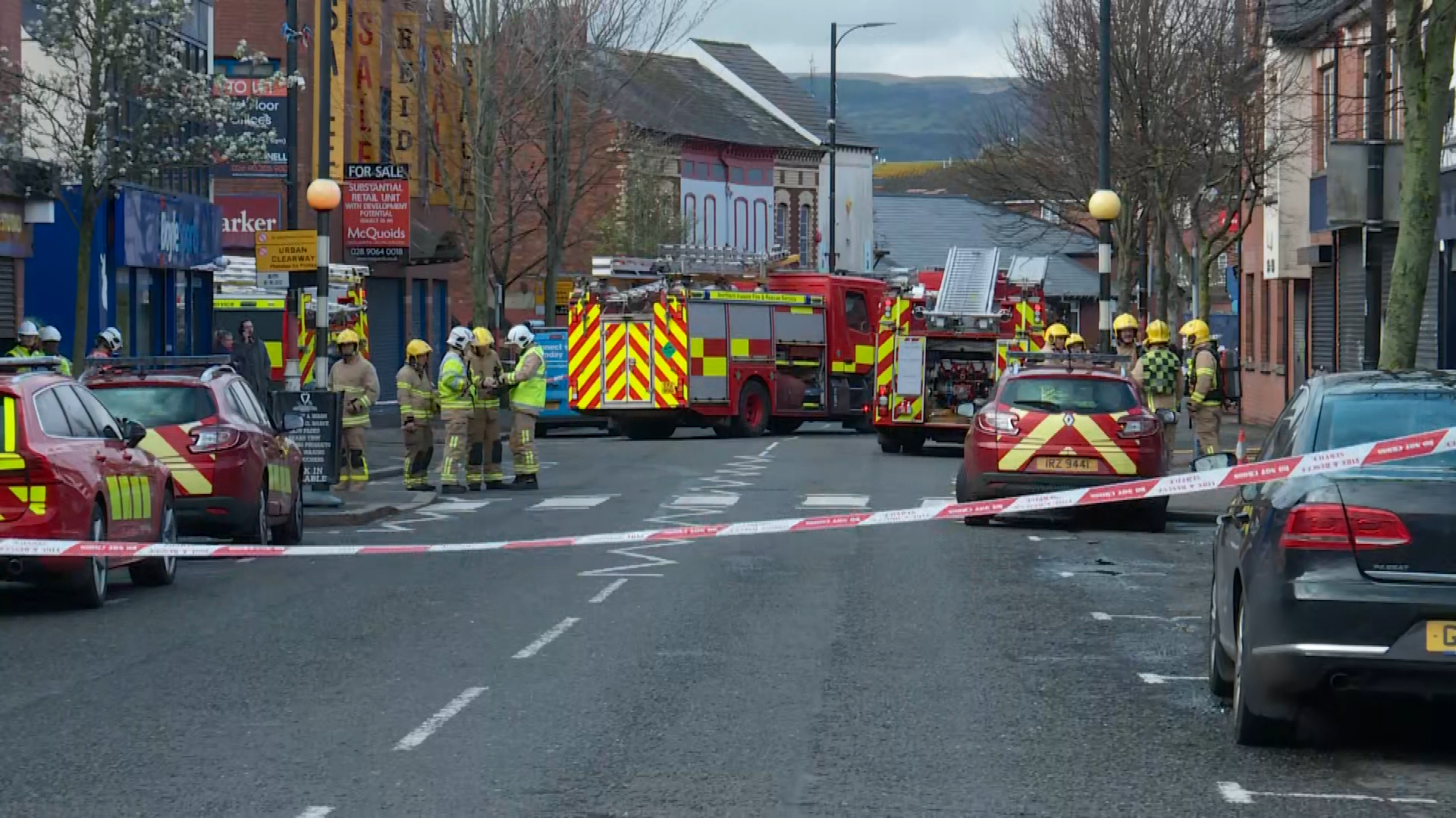 Belfast roads closed after 'utility-related issue' | UTV | ITV News