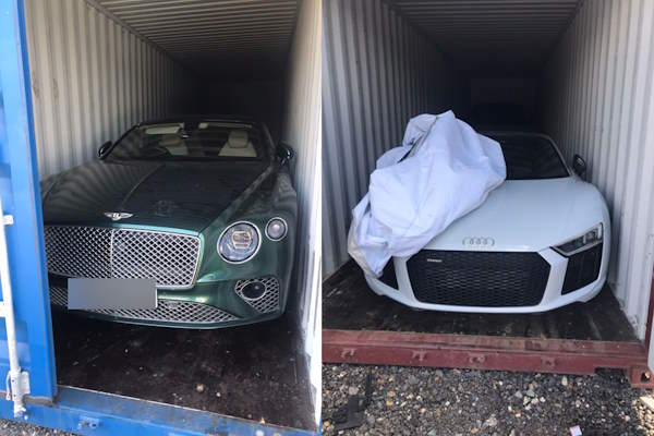Haul of stolen Audi, Mercedes and Bentley cars seized by Essex police ...