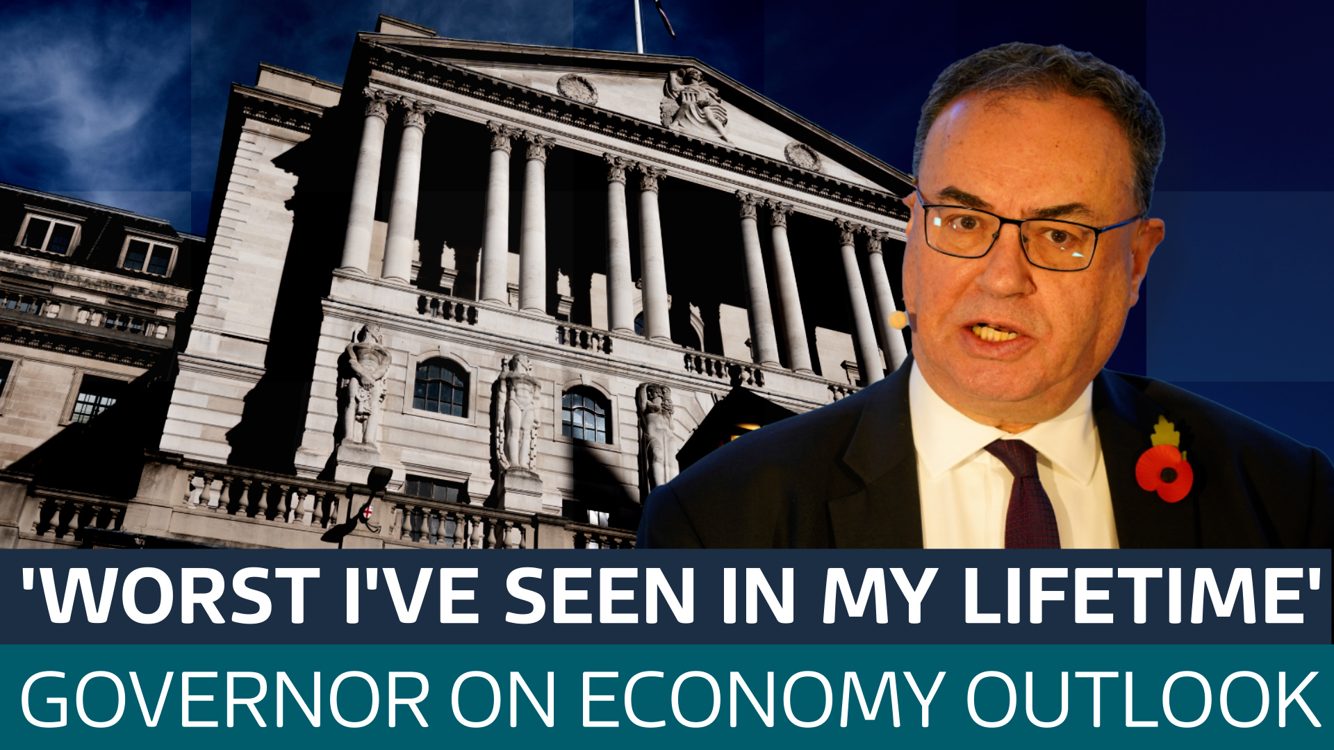 Bank of England governor gives gloomy view of UK economy's potential ...