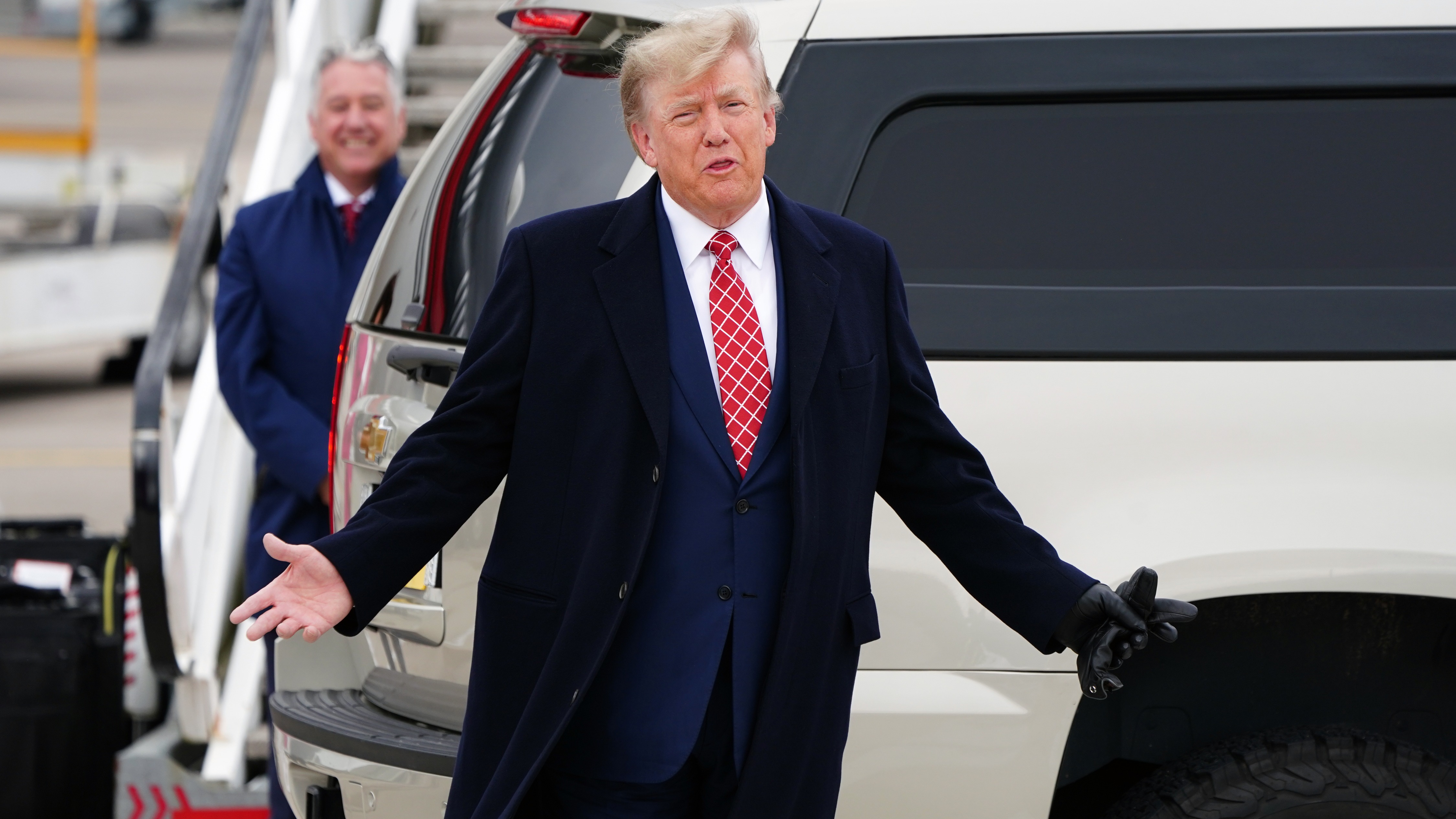 Donald Trump arrives in Scotland in first UK trip since 2019 | ITV News