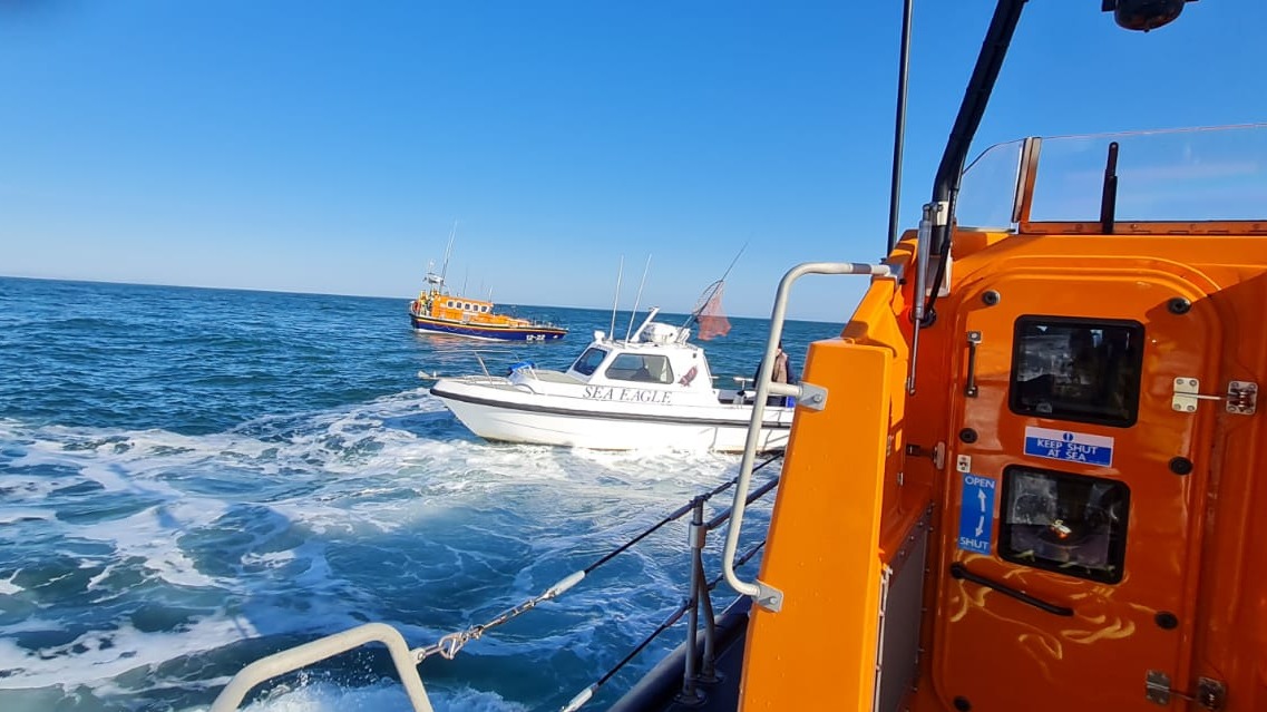 Workington RNLI complete 70 mile round trip to rescue vessel at Isle of ...