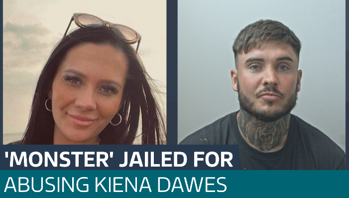 'Monster' who abused partner Kiena Dawes before she took her own life jailed for six years ...