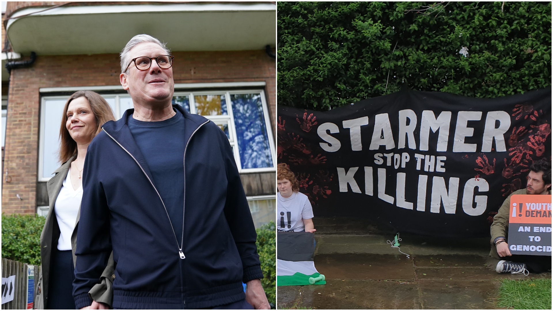 Keir Starmer’s wife felt 'sick’ after seeing protesters outside family ...