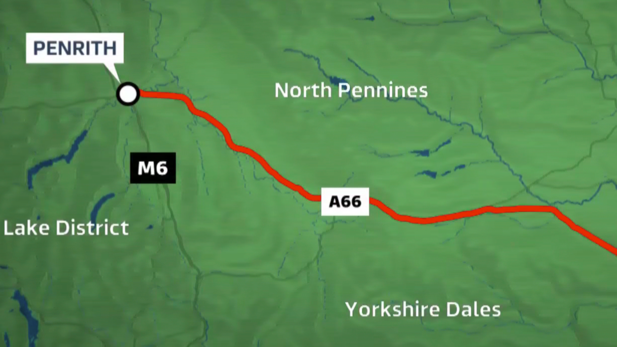 Consultation launches over £1 billion plans to improve the A66 | ITV ...