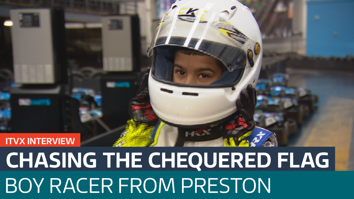 In the driving seat: the 8-year-old motor racing prodigy from Preston ...