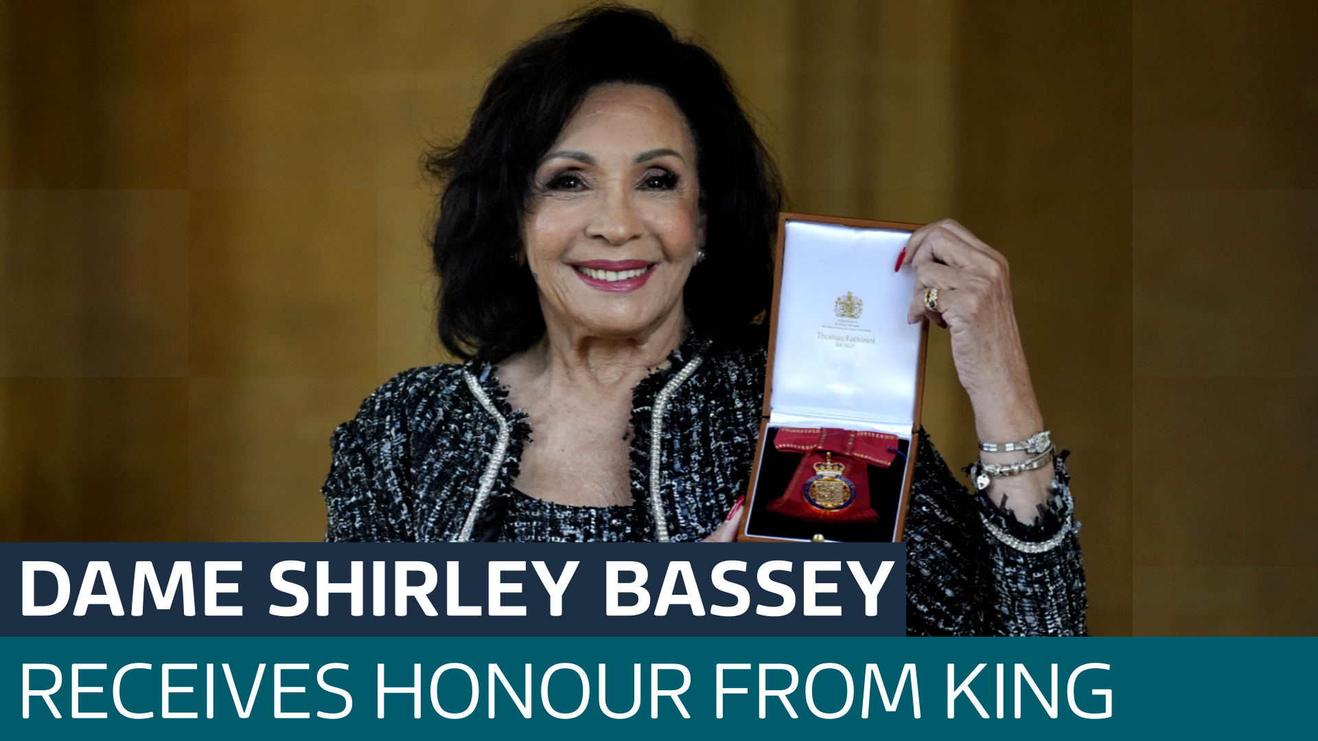 Dame Shirley Bassey 'truly humbled' to be honoured by King Charles ...