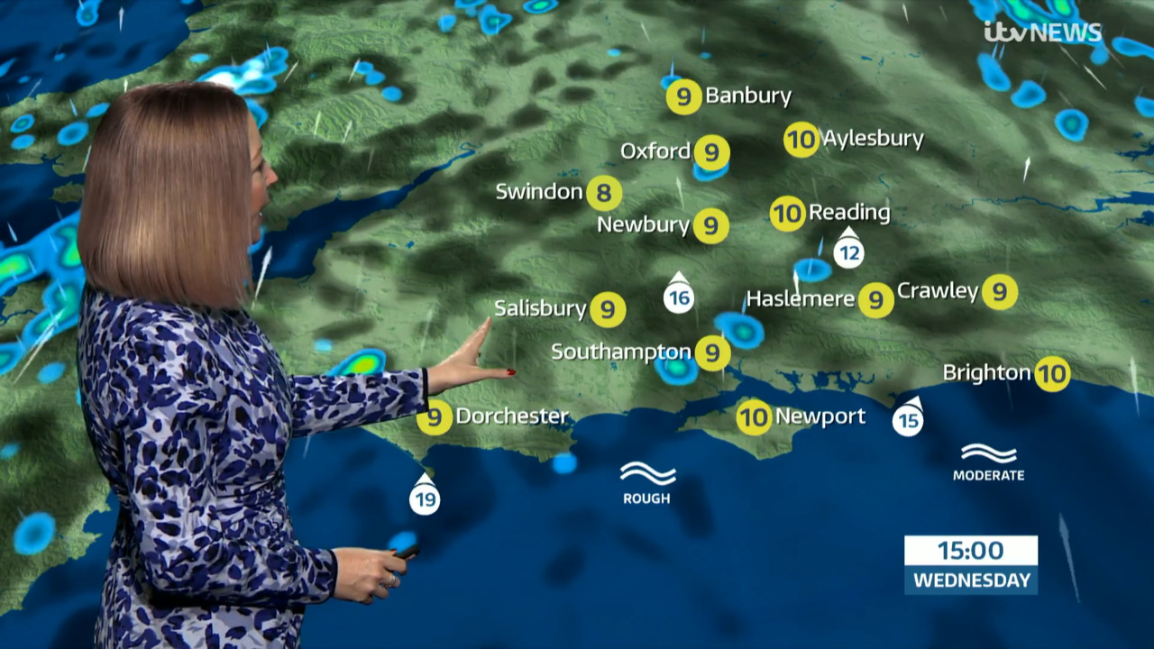 ITV Meridian : Today's Weather forecast for the South Coast