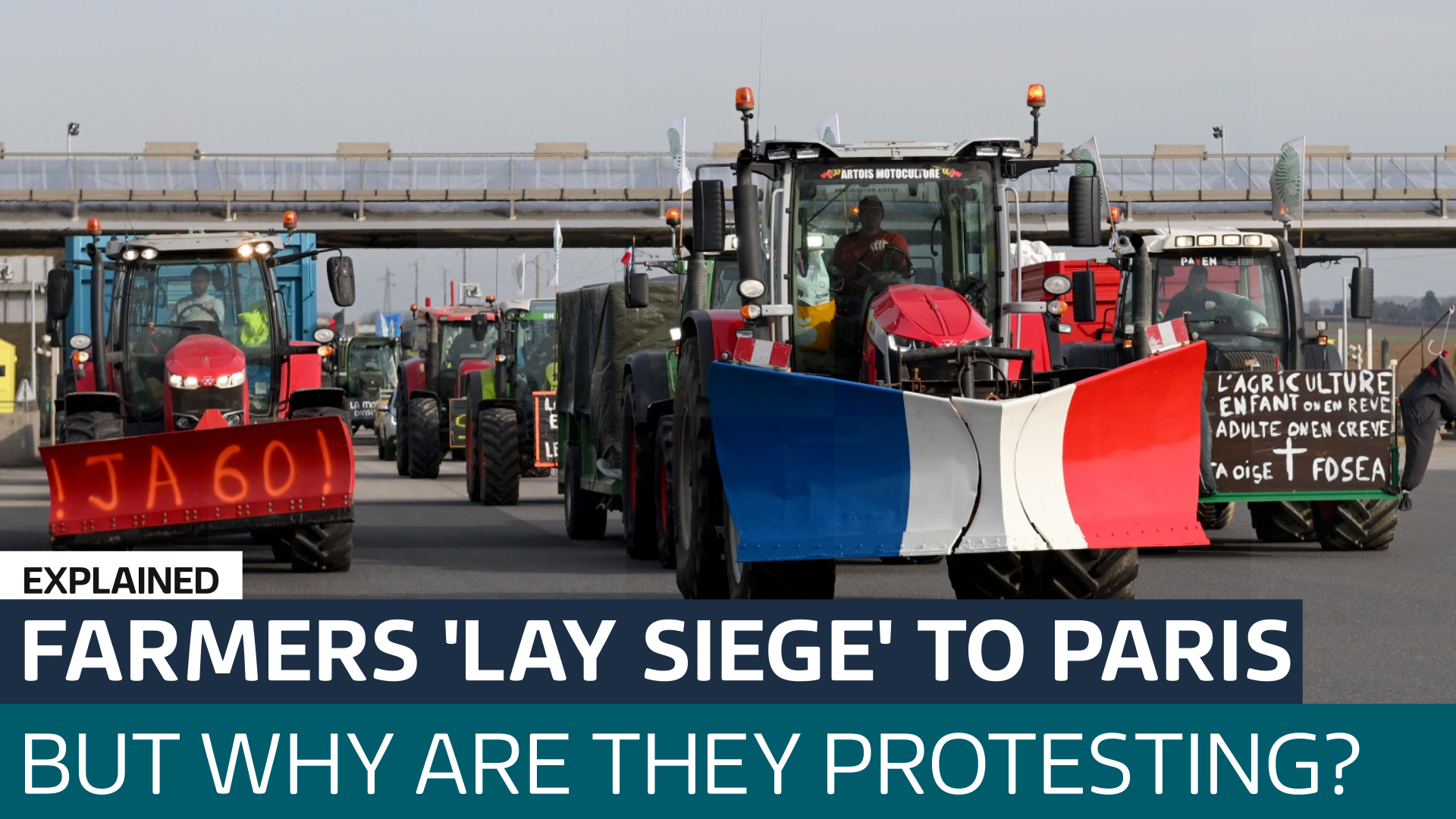 Why are protesting farmers barricading roads around Paris? - Latest ...
