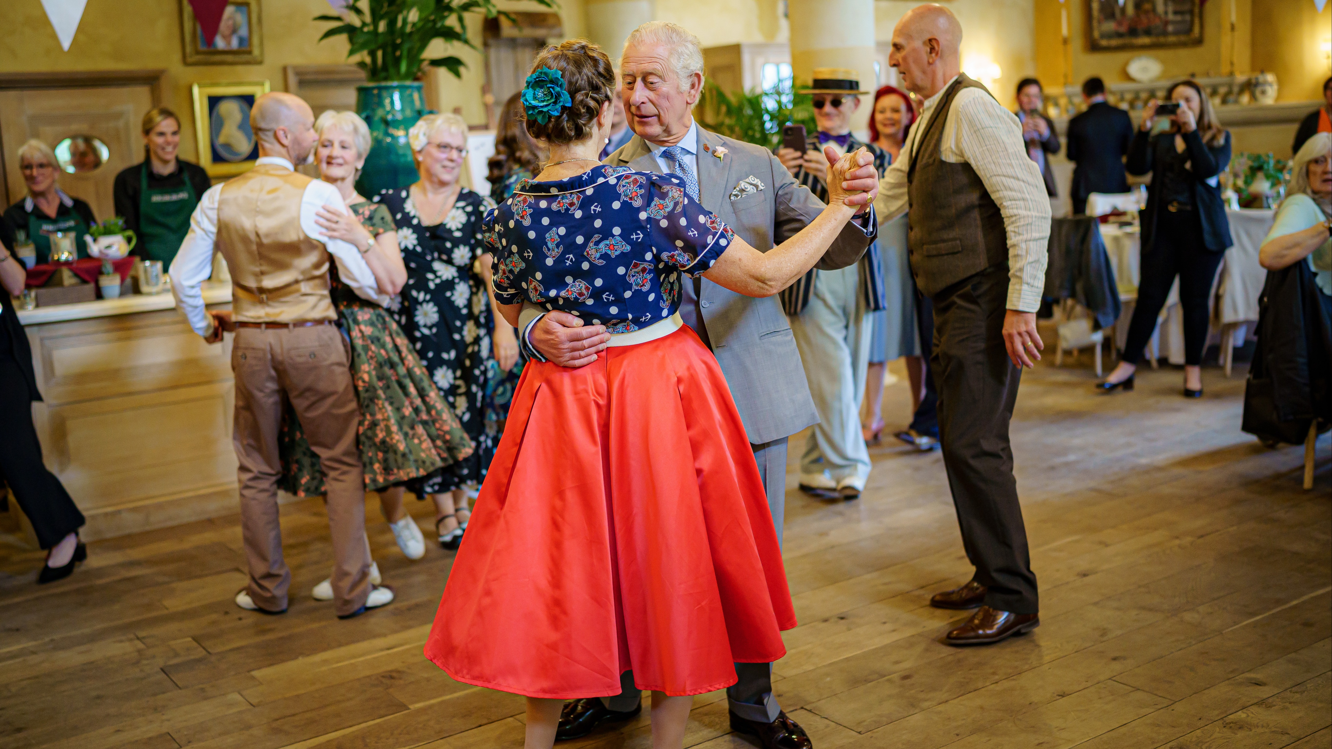 Inside the Highgrove tea dance which had a surprise appearance from ...
