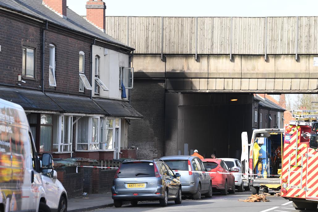 Walsall explosion: Two injured and window frame smashes through ...