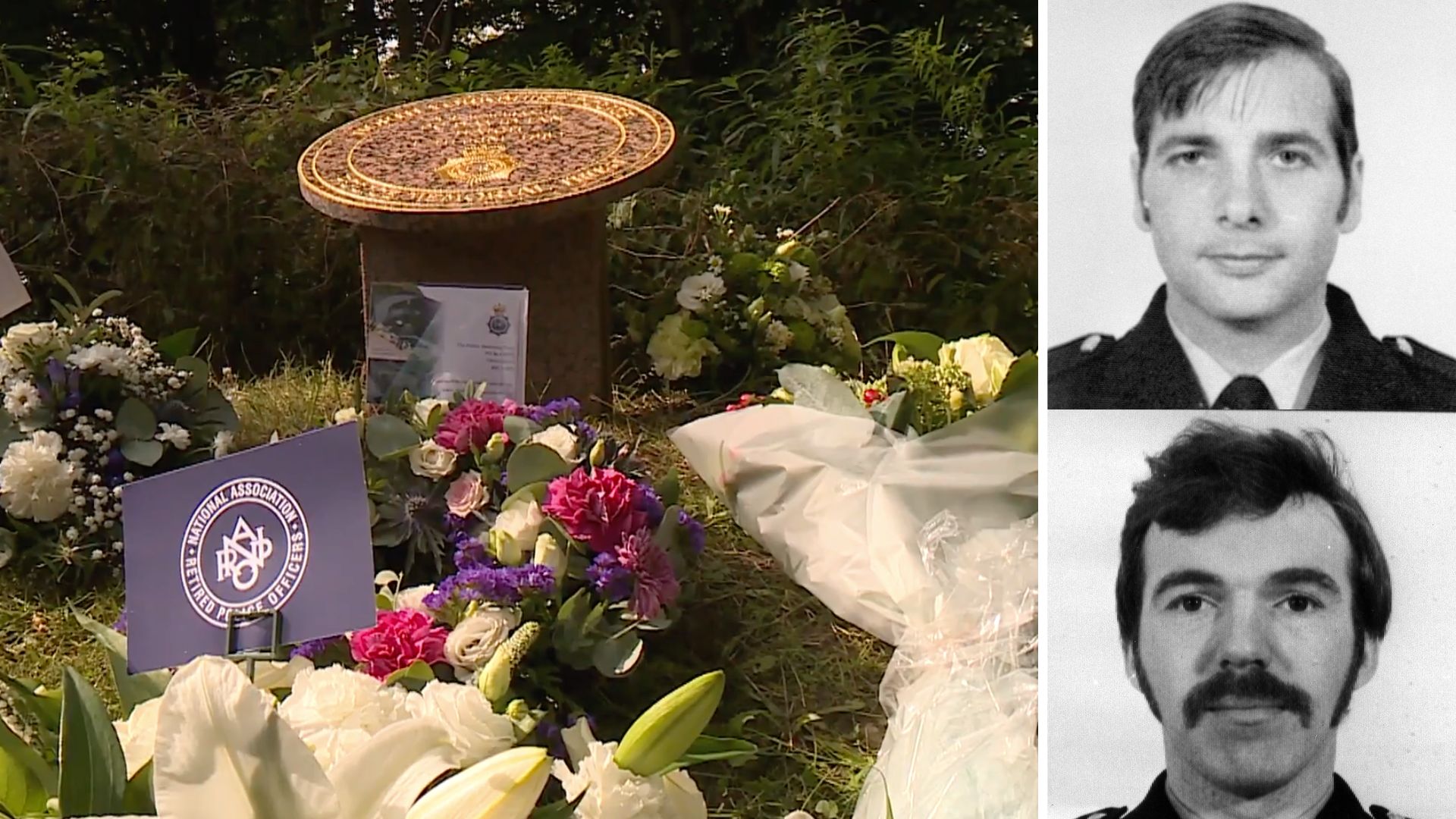 Memorials to North Yorkshire policemen murdered by multiple killer ...