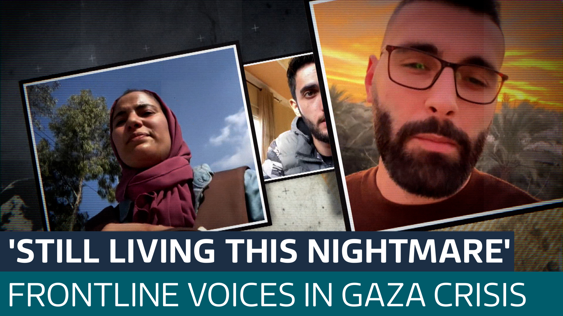 Three people living in Gaza risking their lives to document fight for ...