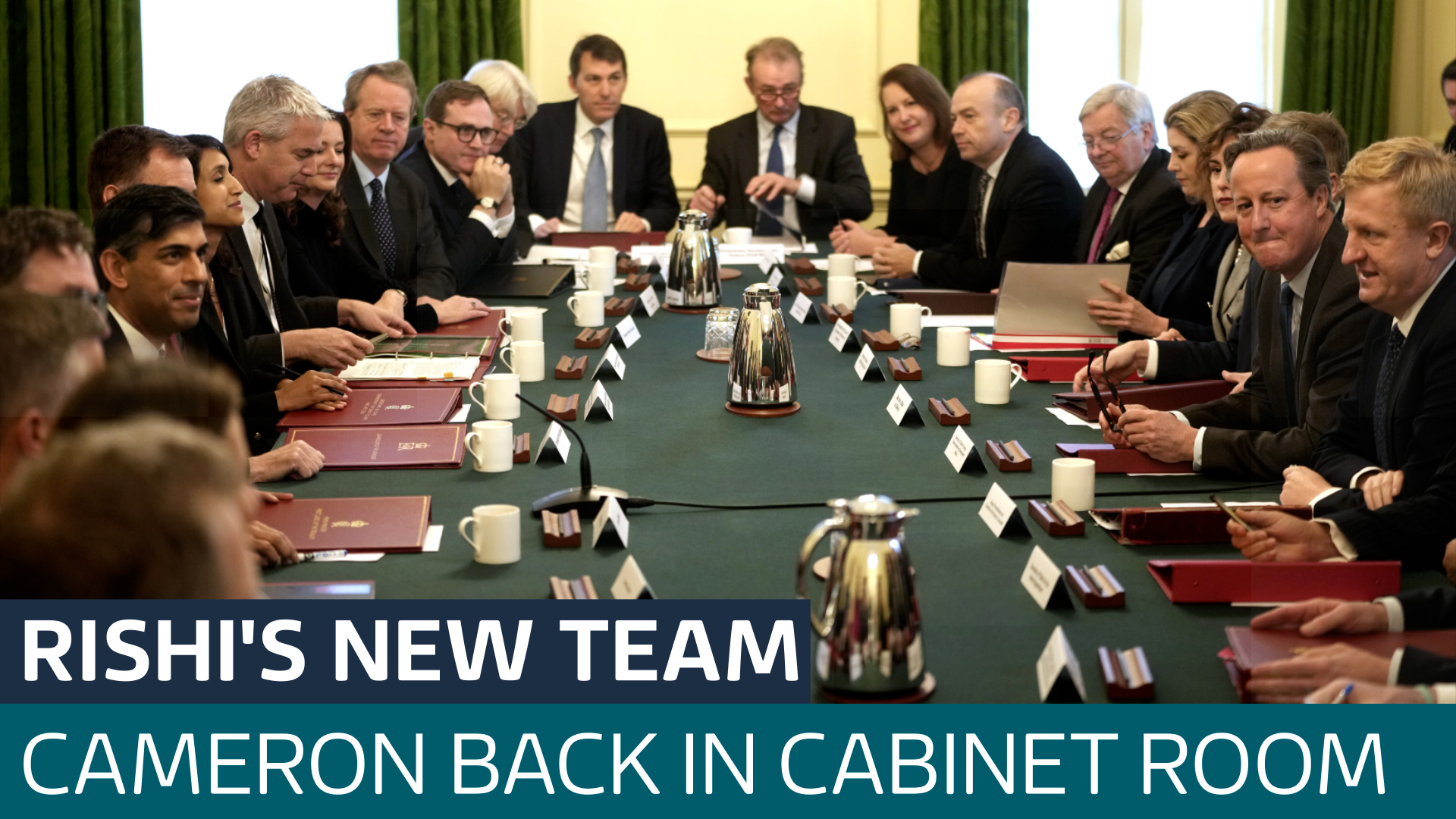 David Cameron returns to the Cabinet table as Sunak meets with his new ...
