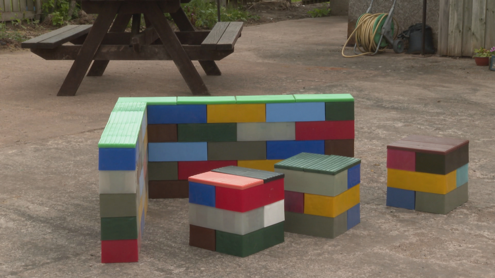 Borders eco brick project lays foundations for greener future | ITV ...