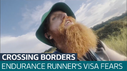 Russ Cook's African adventure across 7,500 miles is hampered as he ...