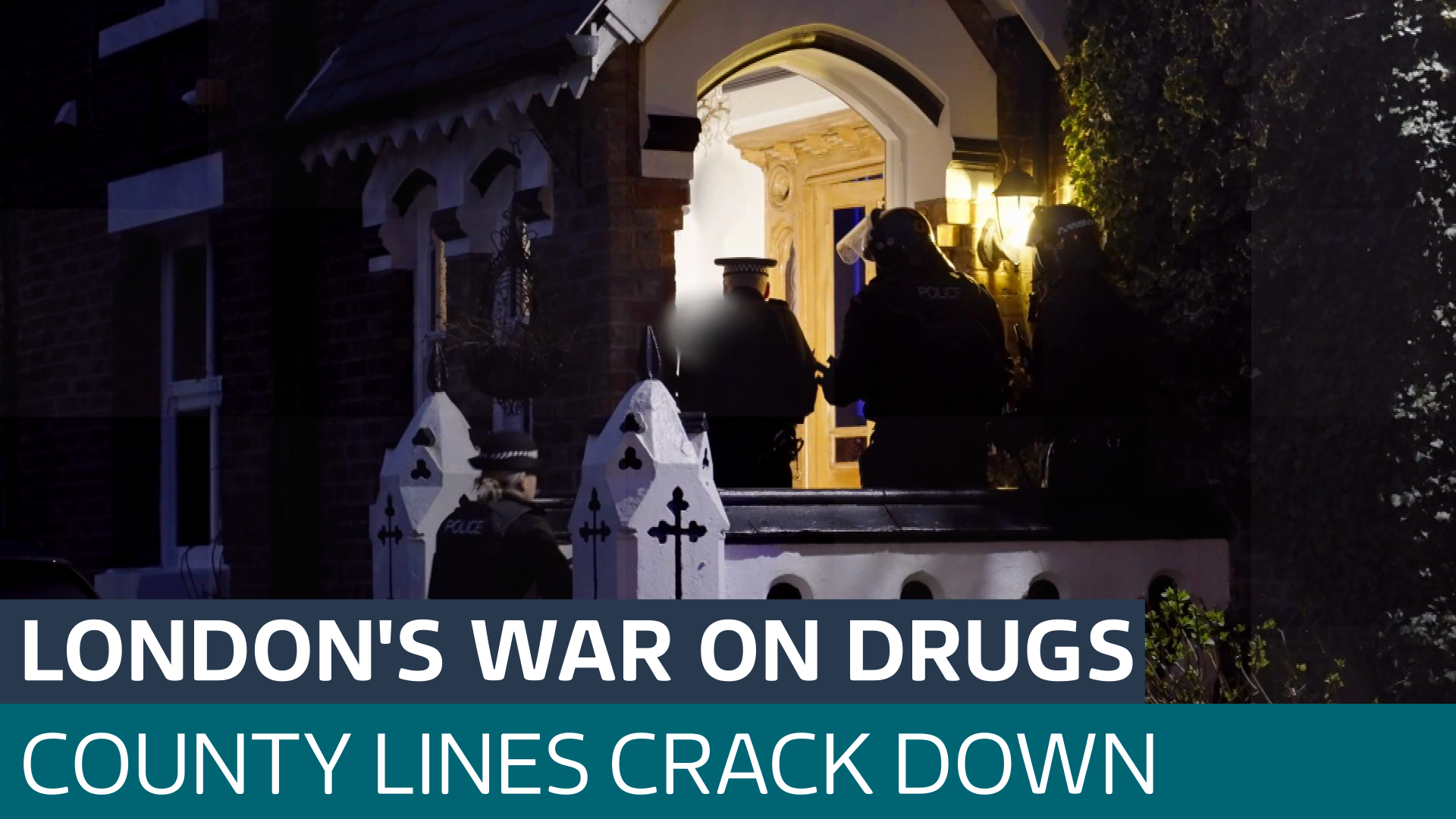Huge metropolitan police county lines drugs raid - Latest From ITV News