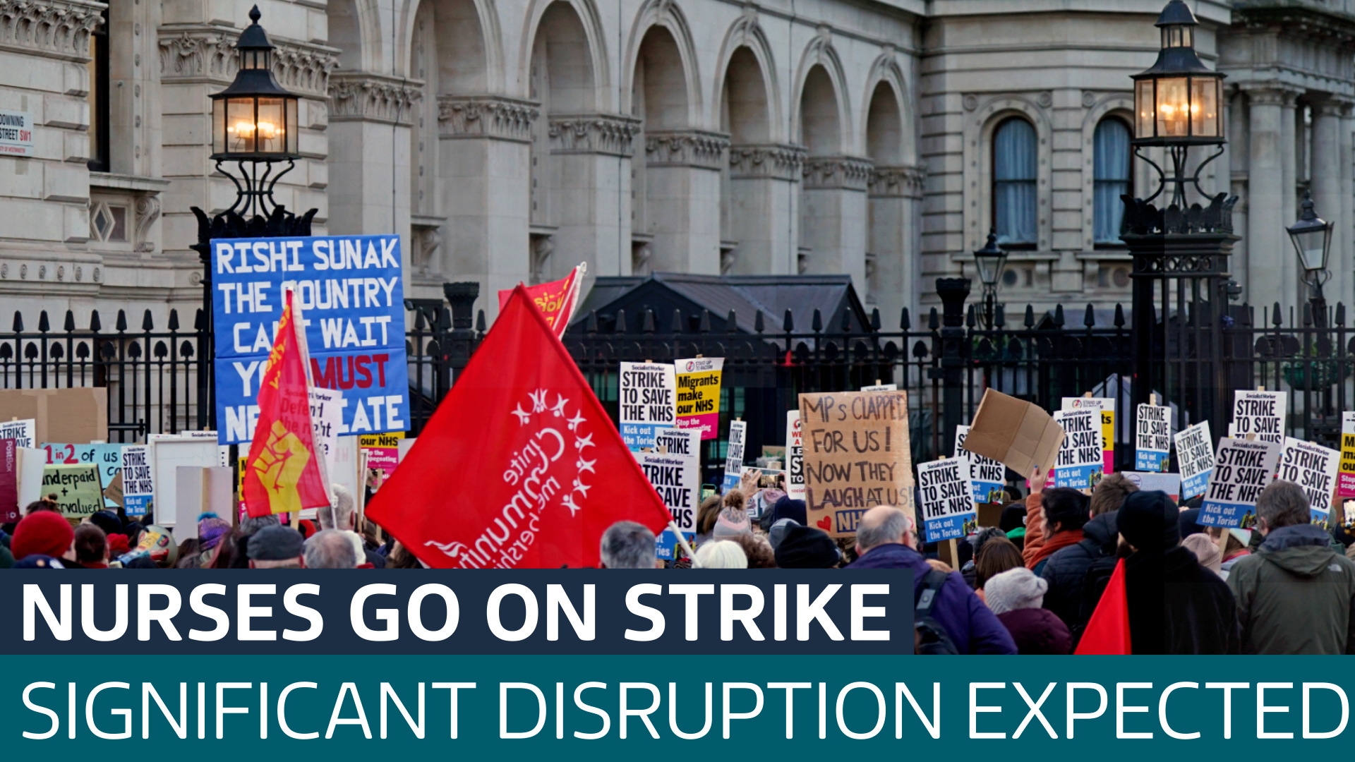 Nurses go on strike as union says they've been 'pushed to the brink ...