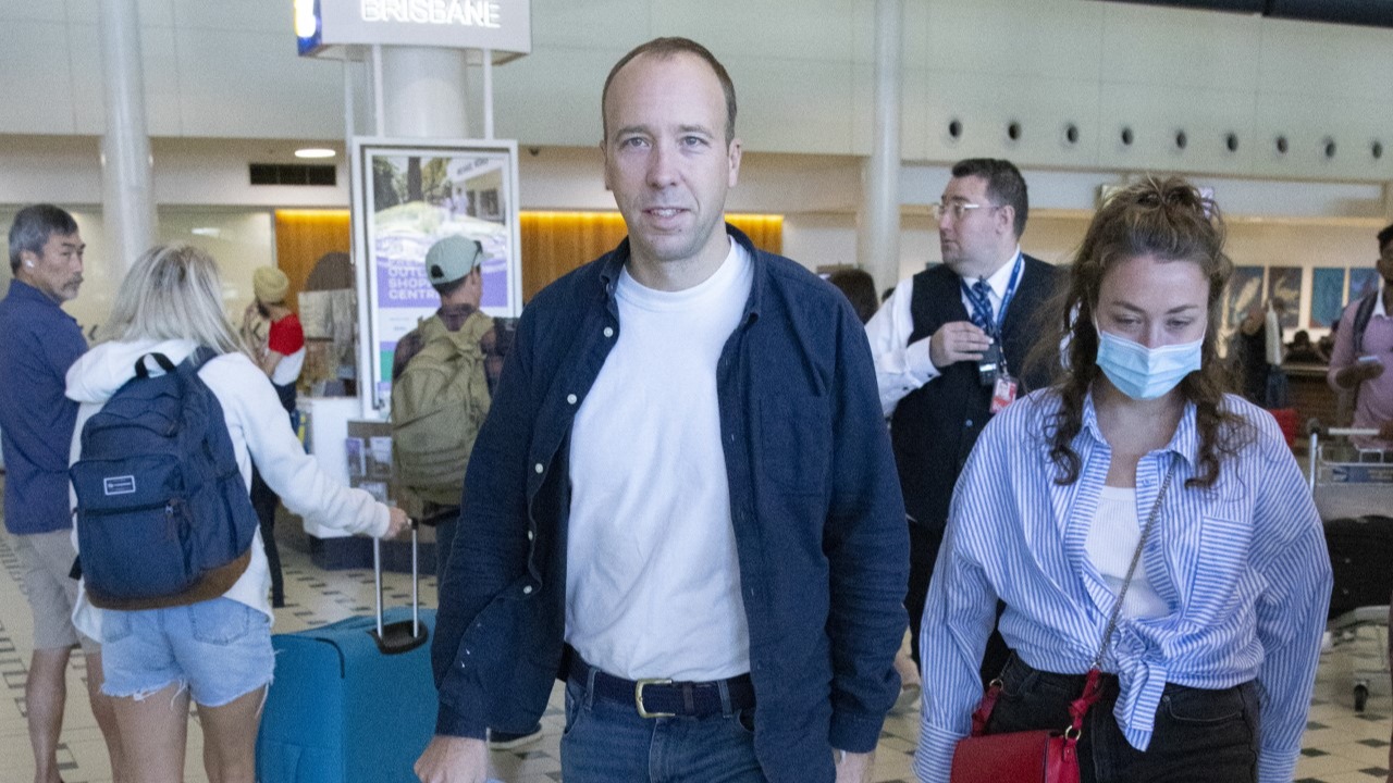 Matt Hancock touches down in Brisbane as he defends I'm a Celebrity ...
