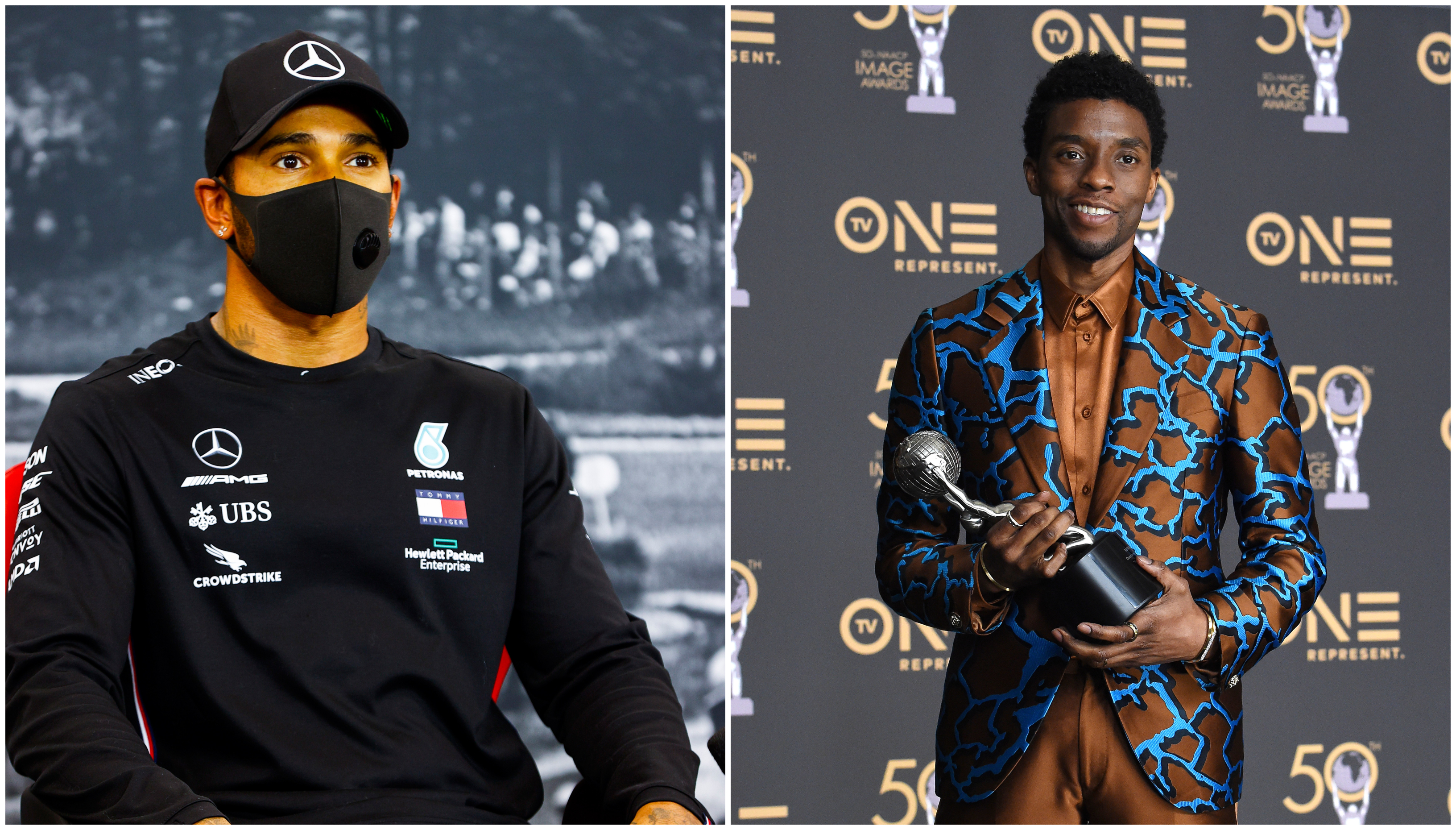 Hamilton dedicates pole position to Black Panther star | ITV News Anglia