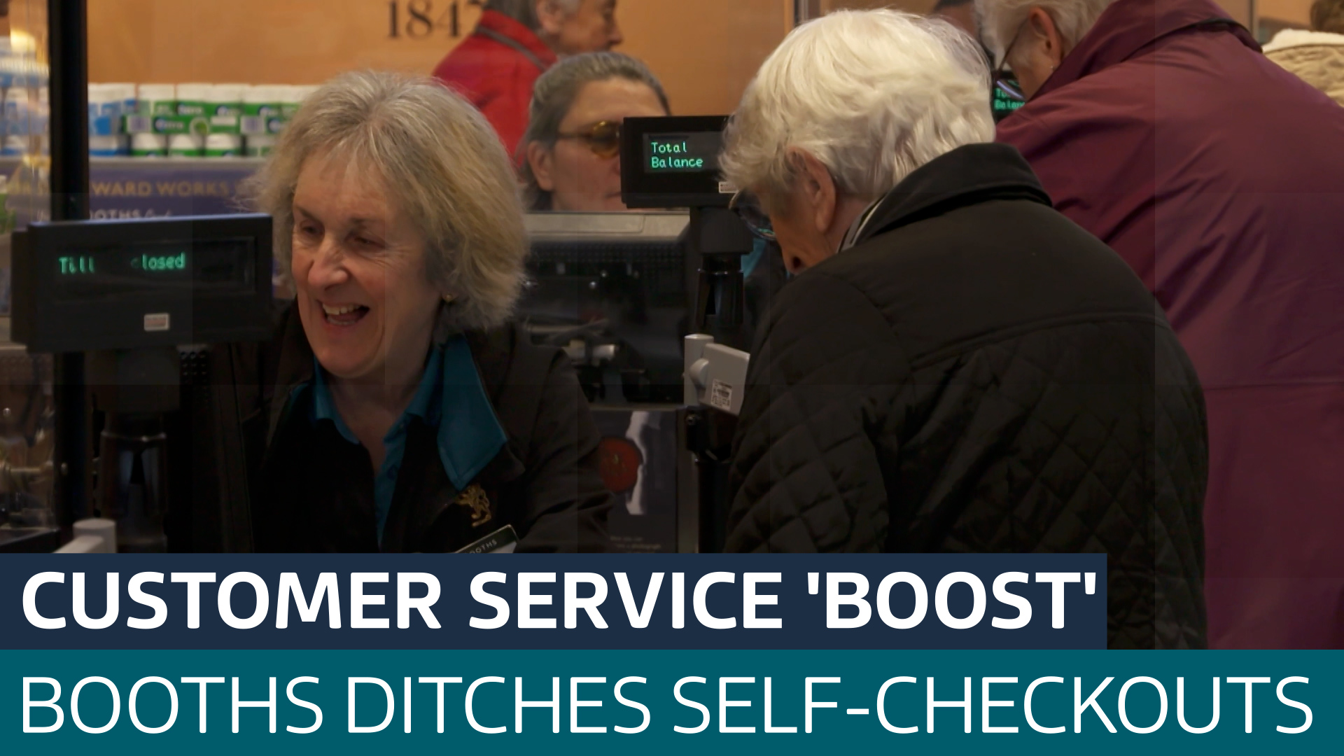 Supermarket chain Booths ditches self-checkouts in customer service ...