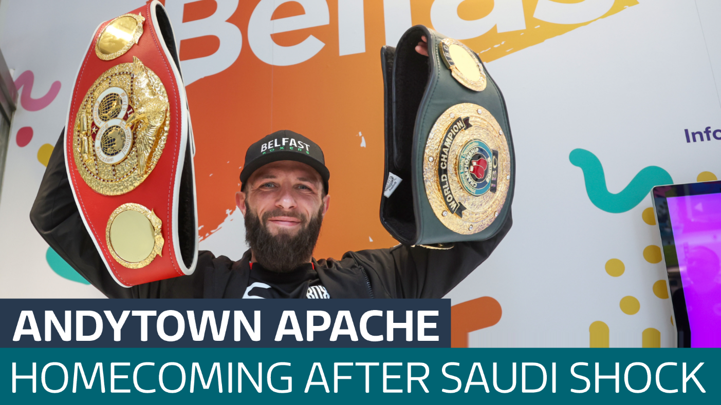 Andytown Apache stuns boxing to claim world title in Saudi Arabia ...